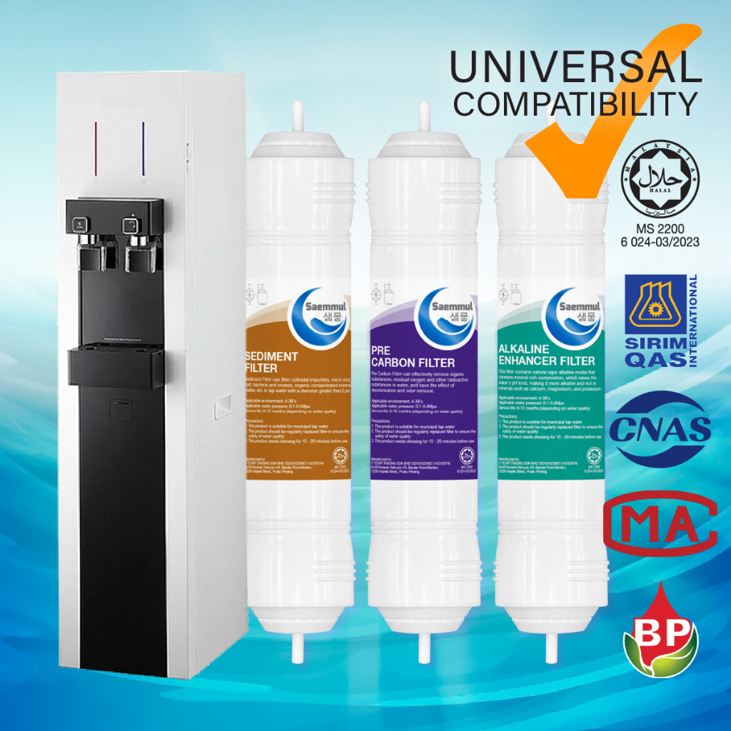 Enhanced Water Filter SAEMMUL 11" Alkaline Stage Set-Advanced ...