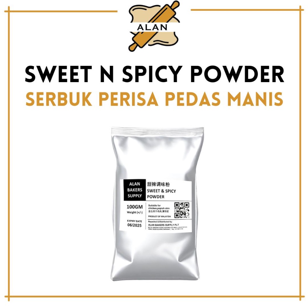 SERBUK PERISA PEDAS MANIS | SWEET & SPICY POWDER | 甜辣调味粉 | Shopee Malaysia