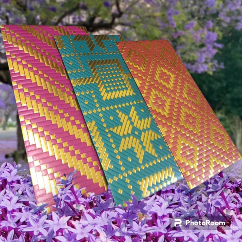 SAMPUL DUIT RAYA, Corak Songket Edisi Terhad 15 tahun sekali 6 Pcs ...
