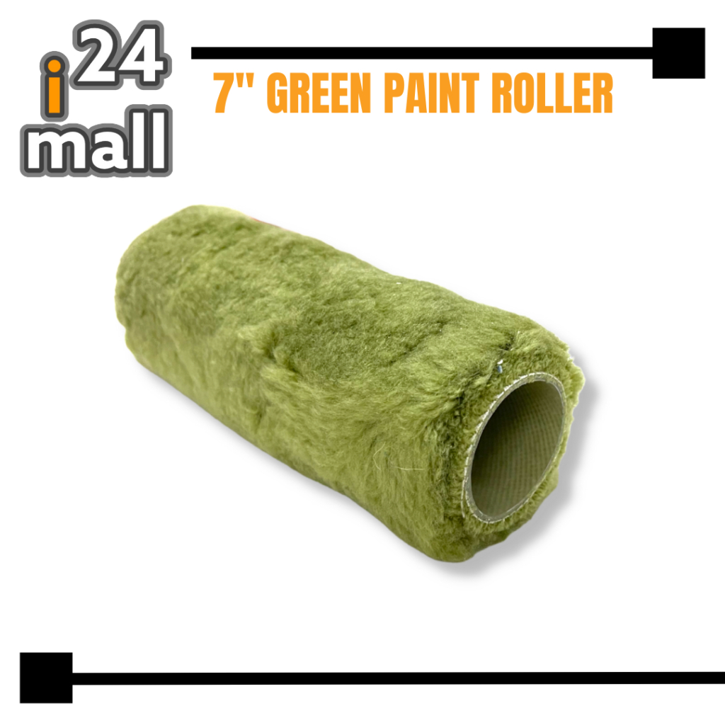 7" Paint Roller Refill Paint Roller Green Rough Wall Painting Tools ...