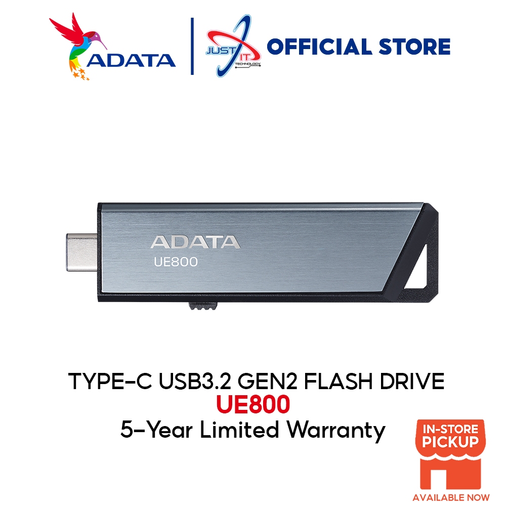 ADATA Type-C USB 3.2 Gen 2 Flash Drive (512GB/1TB) UE800 | Shopee Malaysia