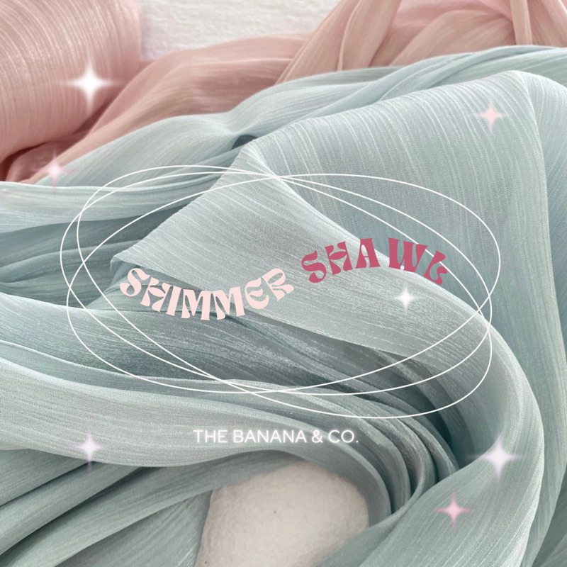 Shimmer Silk Shawl Premium High Quality Shining Glossy Shawl | Shopee ...