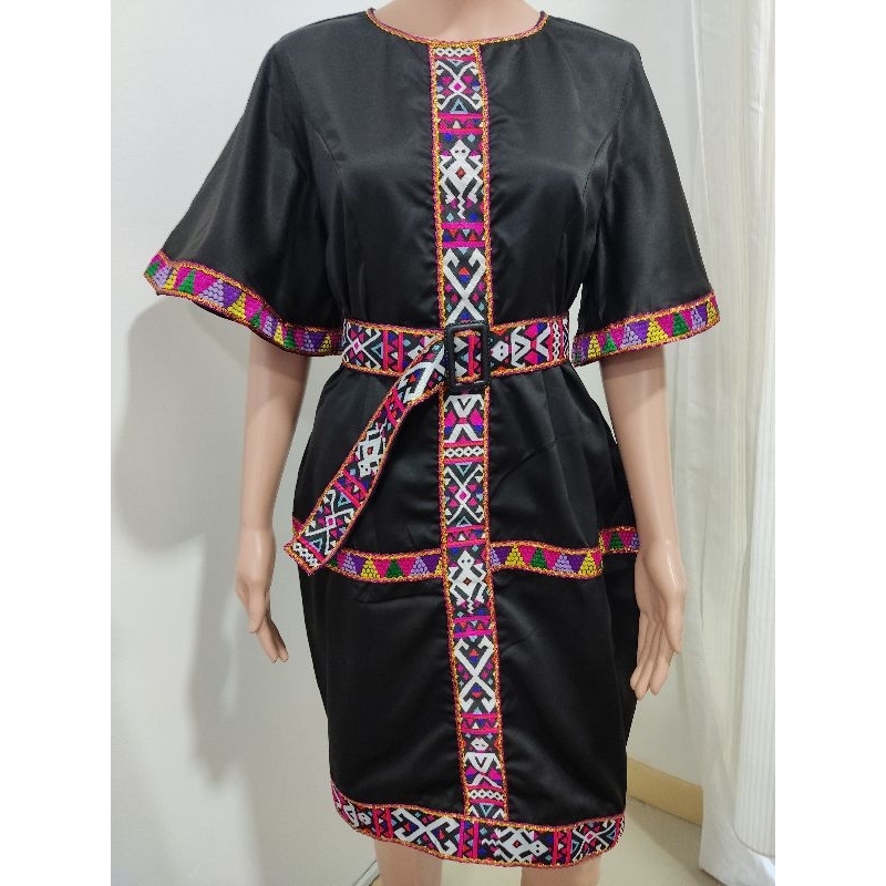 Baju Sabahan moden/Dress corak motif pinakol Rungus | Shopee Malaysia