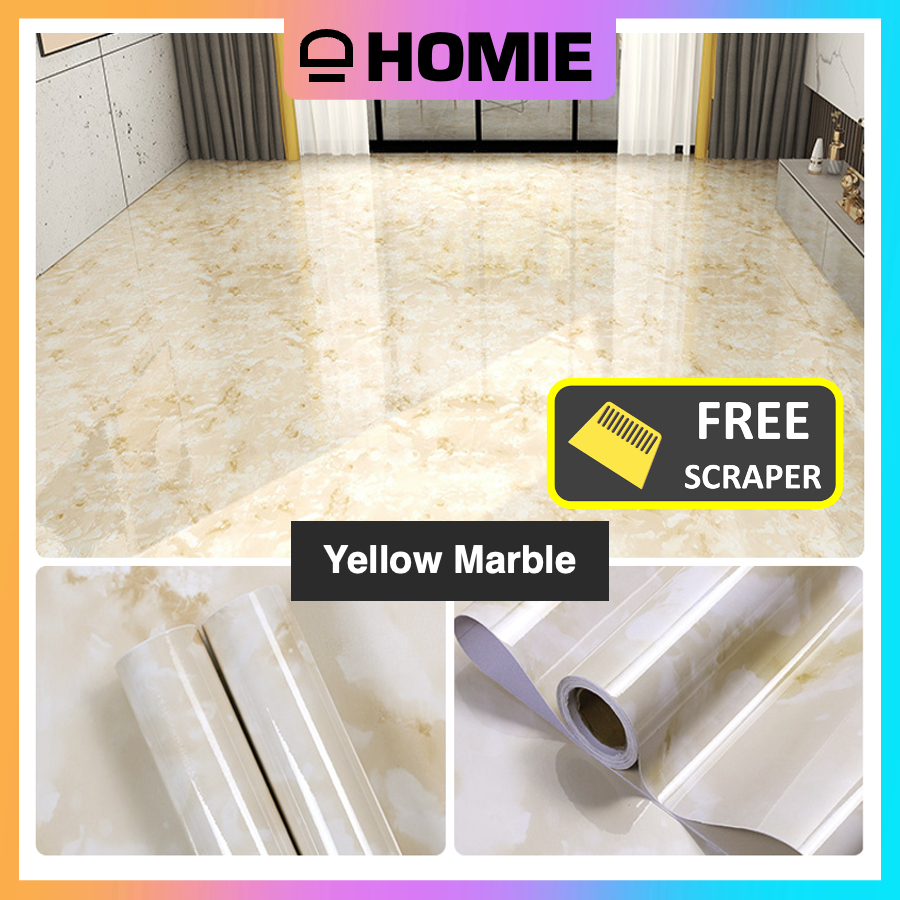 Bathroom Floor Sticker Wallpaper Bilik Air Lantai Pelekat Lantai Bilik ...