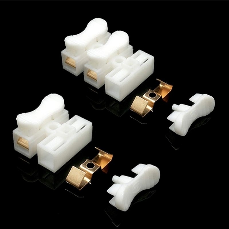 Wire Connector Push-type quick-connect Connector Copper Spring clamp ...