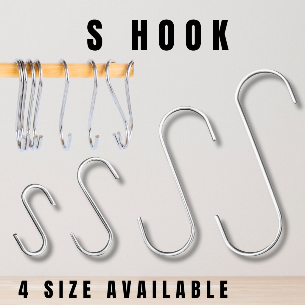 JME[ReadyStocK] S Hook / S Shape Hook / Pengantung S / Penyangkut S / S ...
