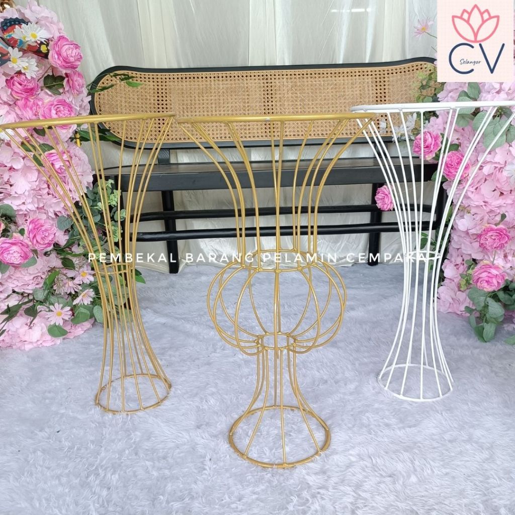Trophy Slope Slim Stand flower walkaway stand Wedding Decoration Tiang ...