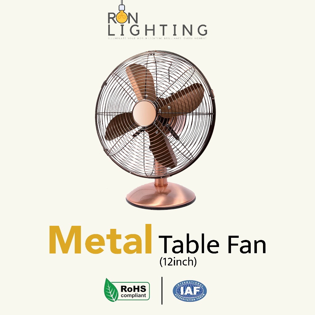 Metal Fan 12" Antique Desk Table FanAntique Desk Table FanAntique Desk ...