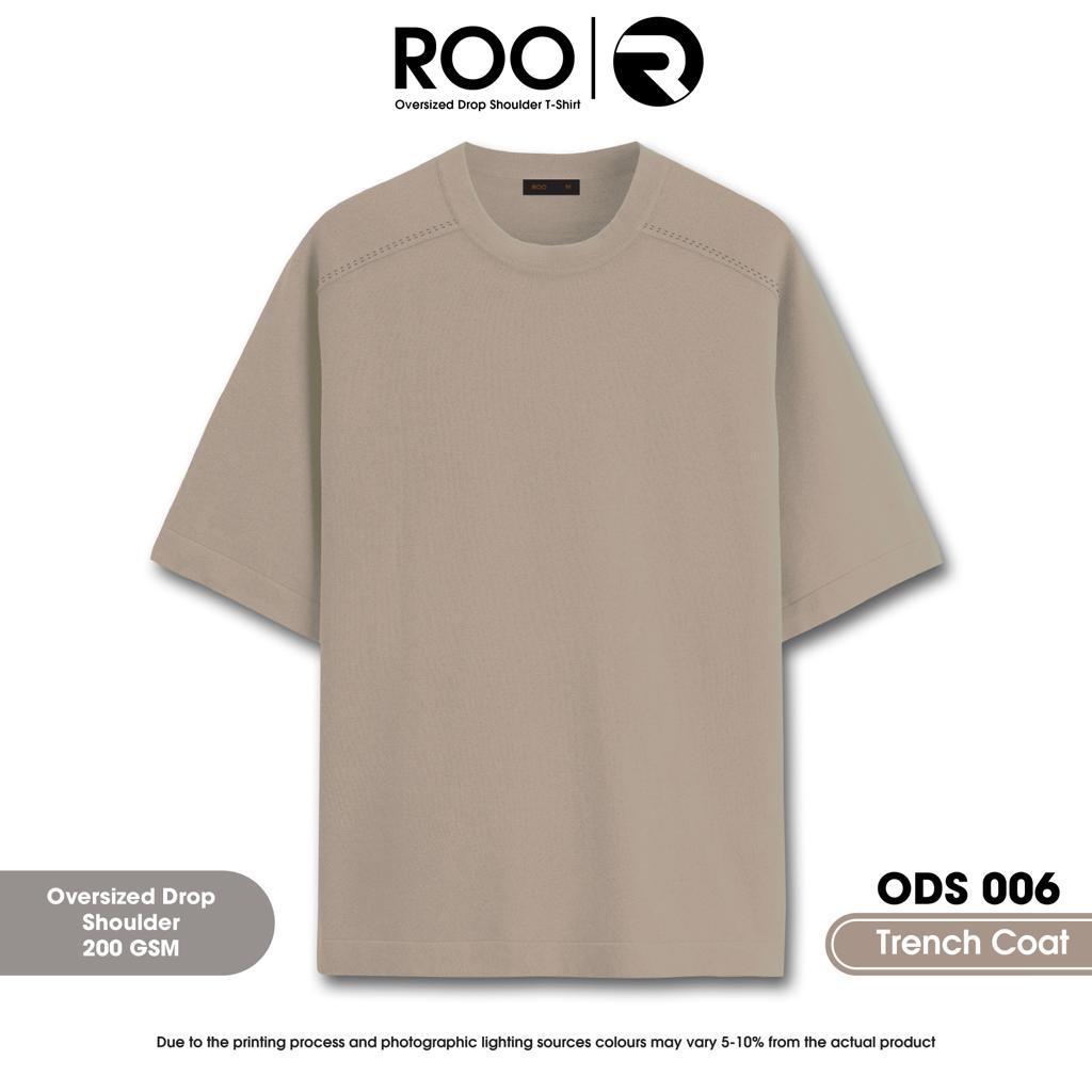 ROO Oversized Drop Shoulder T-Shirt 200 GSM 100% Cotton | Shopee Malaysia