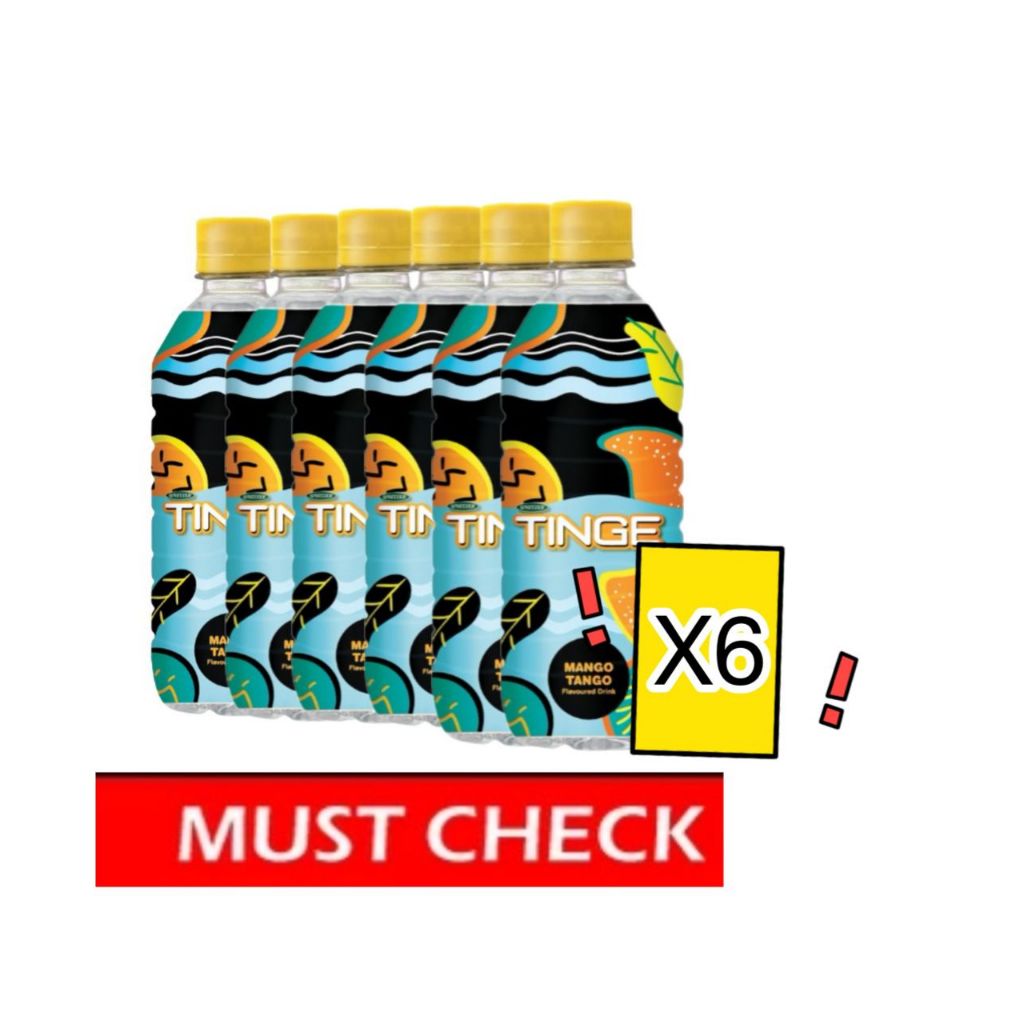 Spritzer Tinge Flavour Drink 500ML x6 - 4 Assorted Flavor (Lemon/ Grape/ Mango Tango/ Fruit ...