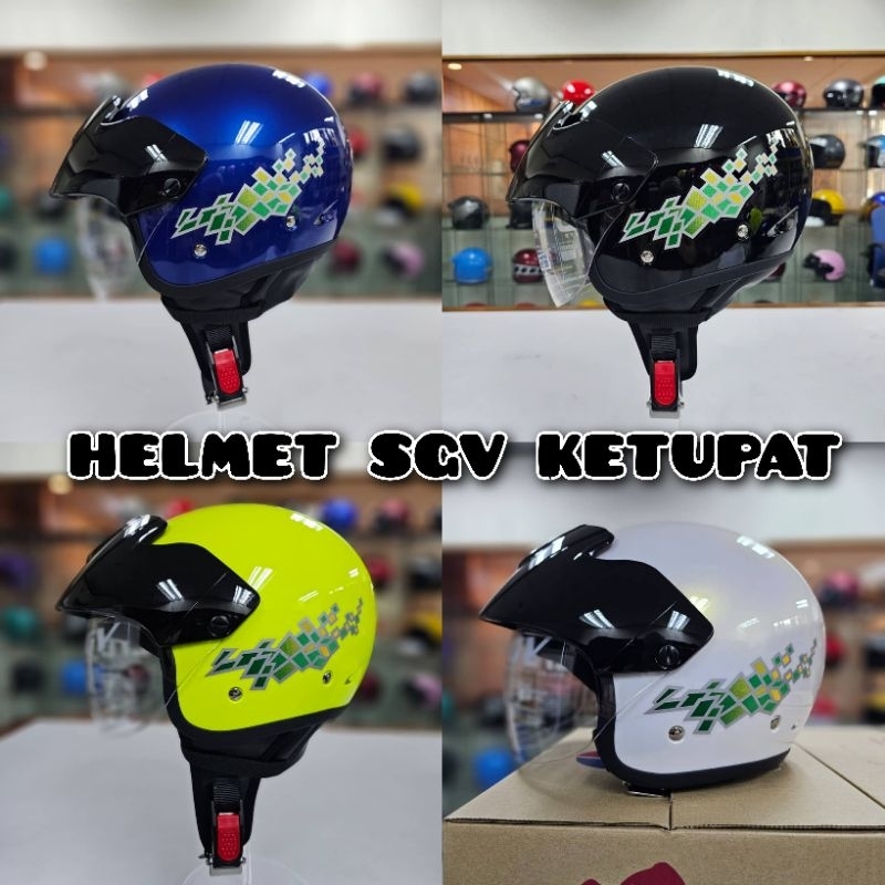 HELMET SGV KETUPAT SHAPE LIKE HELMET SGV CRUISER VISOR SAME WITH HELMET SGV RIDER 2 HELMET KEITH ...