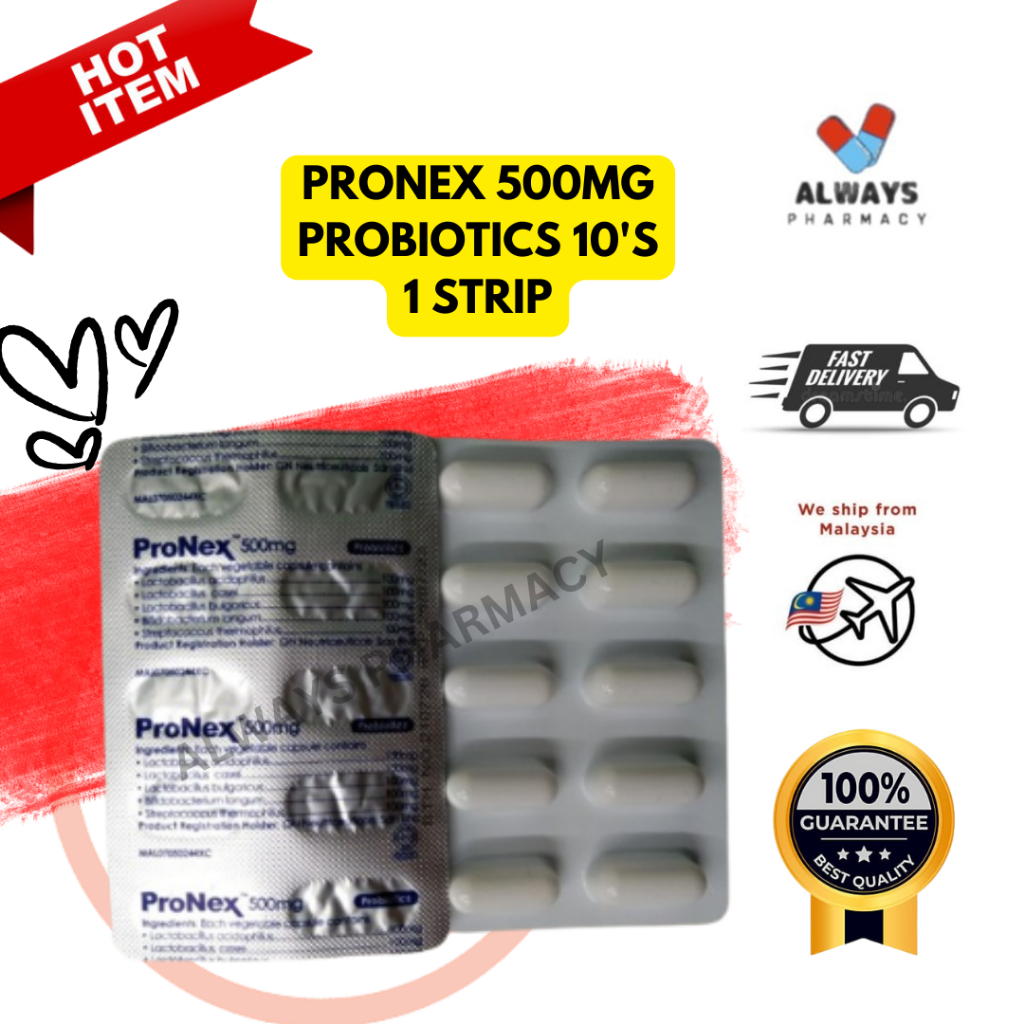 PRONEX 500MG PROBIOTICS 10'S | Shopee Malaysia