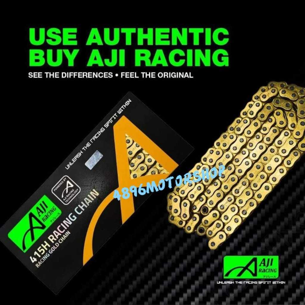 Aji Racing Rantai Spoket Motor ORIGINAL Heavy Duty Gold Chain 415 415H ...
