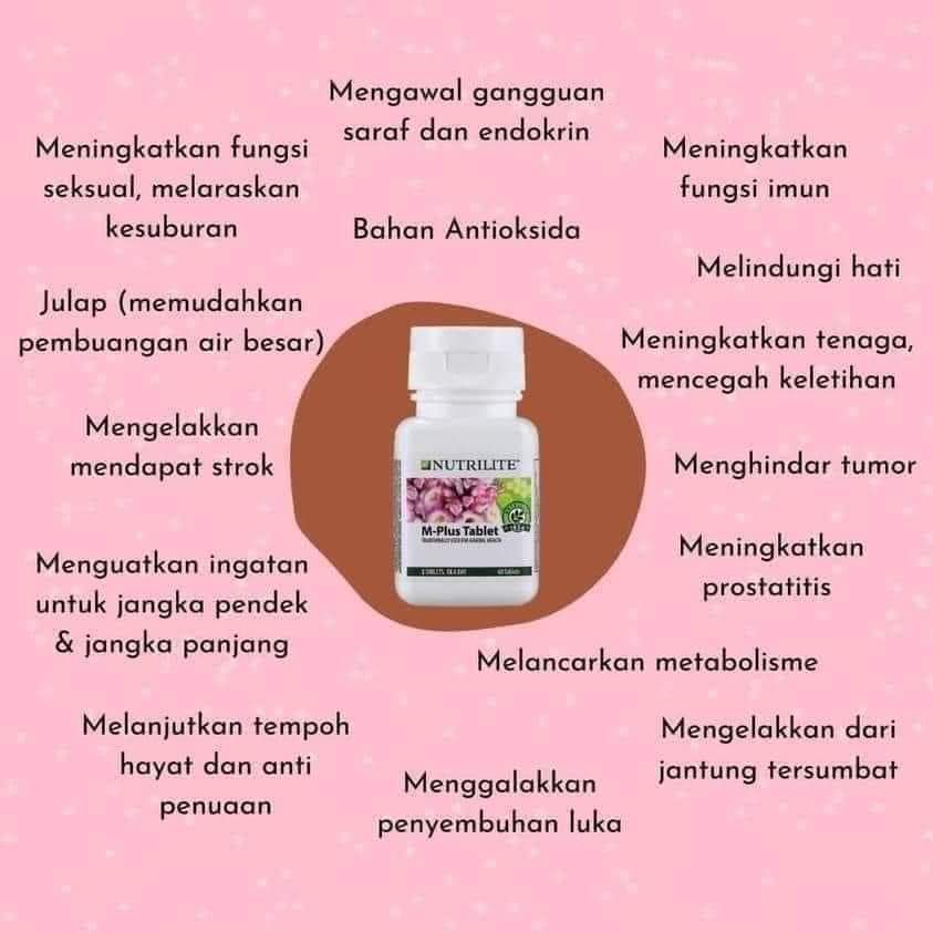 AMWAY NUTRILITE M-PLUS TABLET (60 TABLET) | Shopee Malaysia