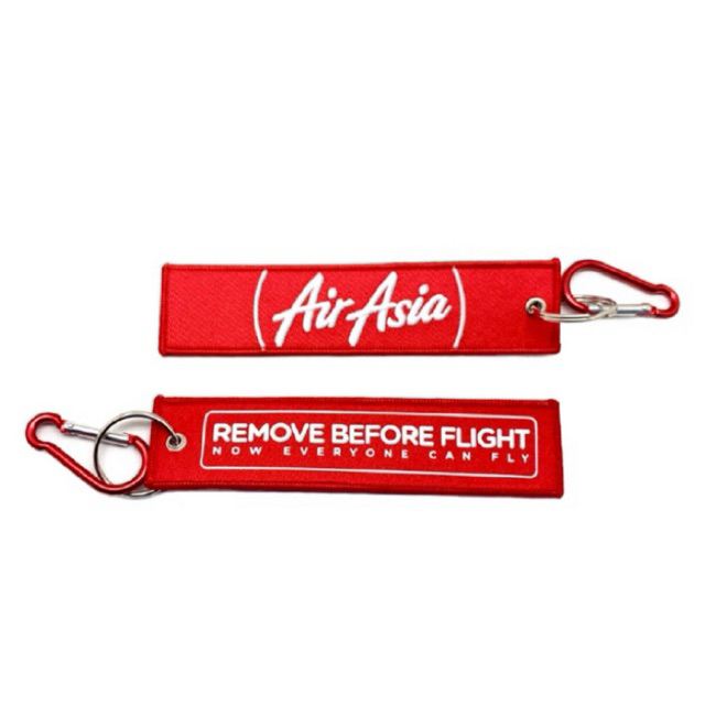 AIRASIA REMOVE BEFORE FLIGHT KEYCHAIN (RED) | Shopee Malaysia