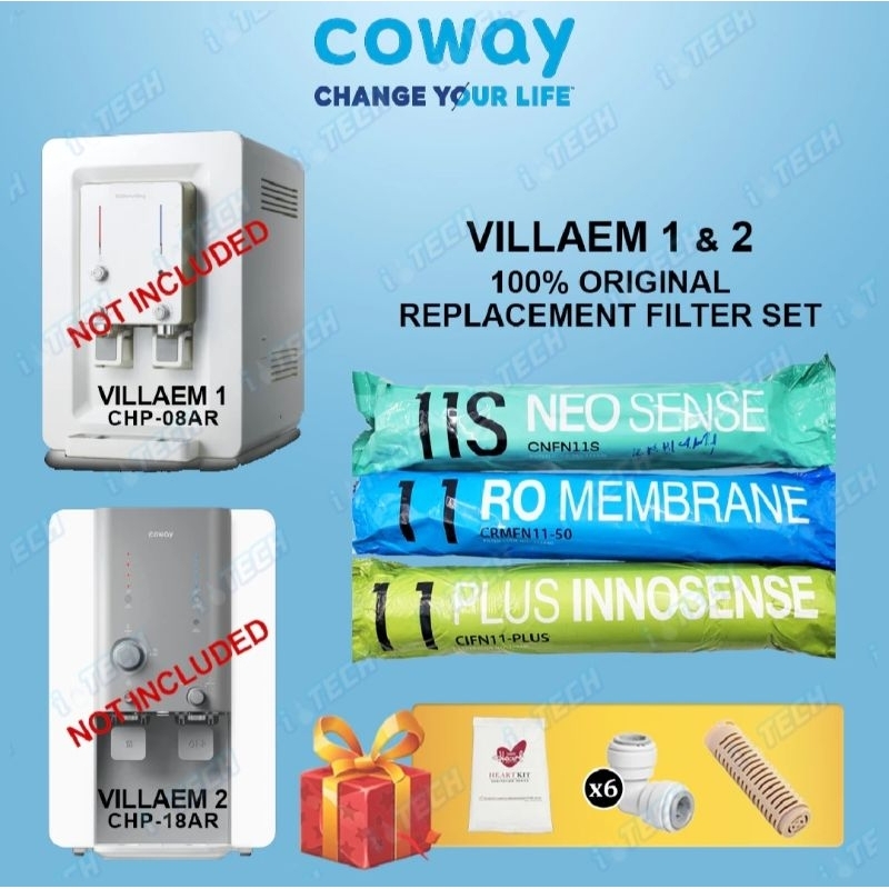 Coway Filter Set | Original 💯 | 4 in 1 | Shopee Malaysia