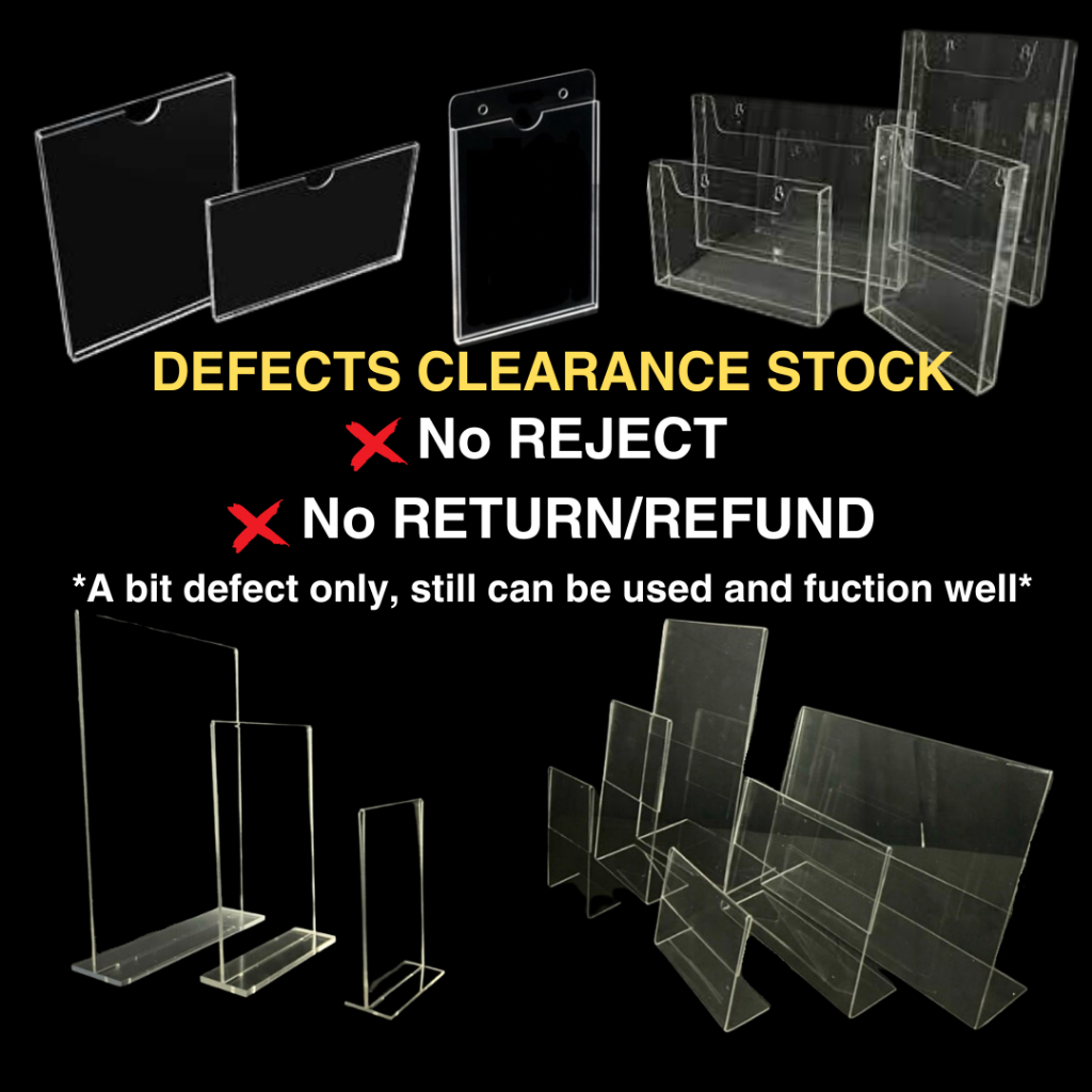 Defect Clearance Acrylic / Minor Scratch Acrylic (Think wisely before ...