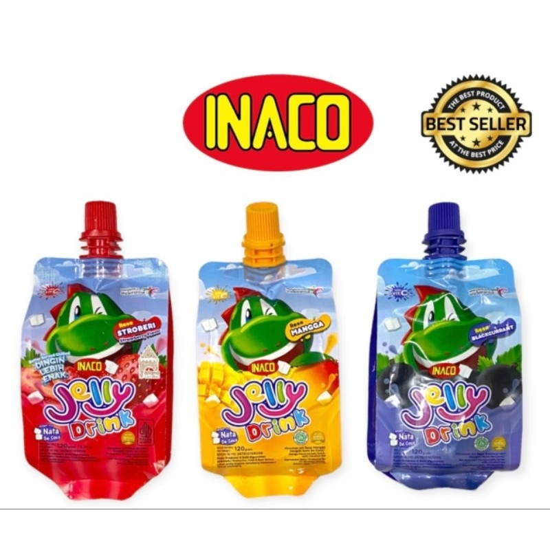 [TKM] Inaco Jelly Drink With Nata De Coco 120g/Pouch | Shopee Malaysia