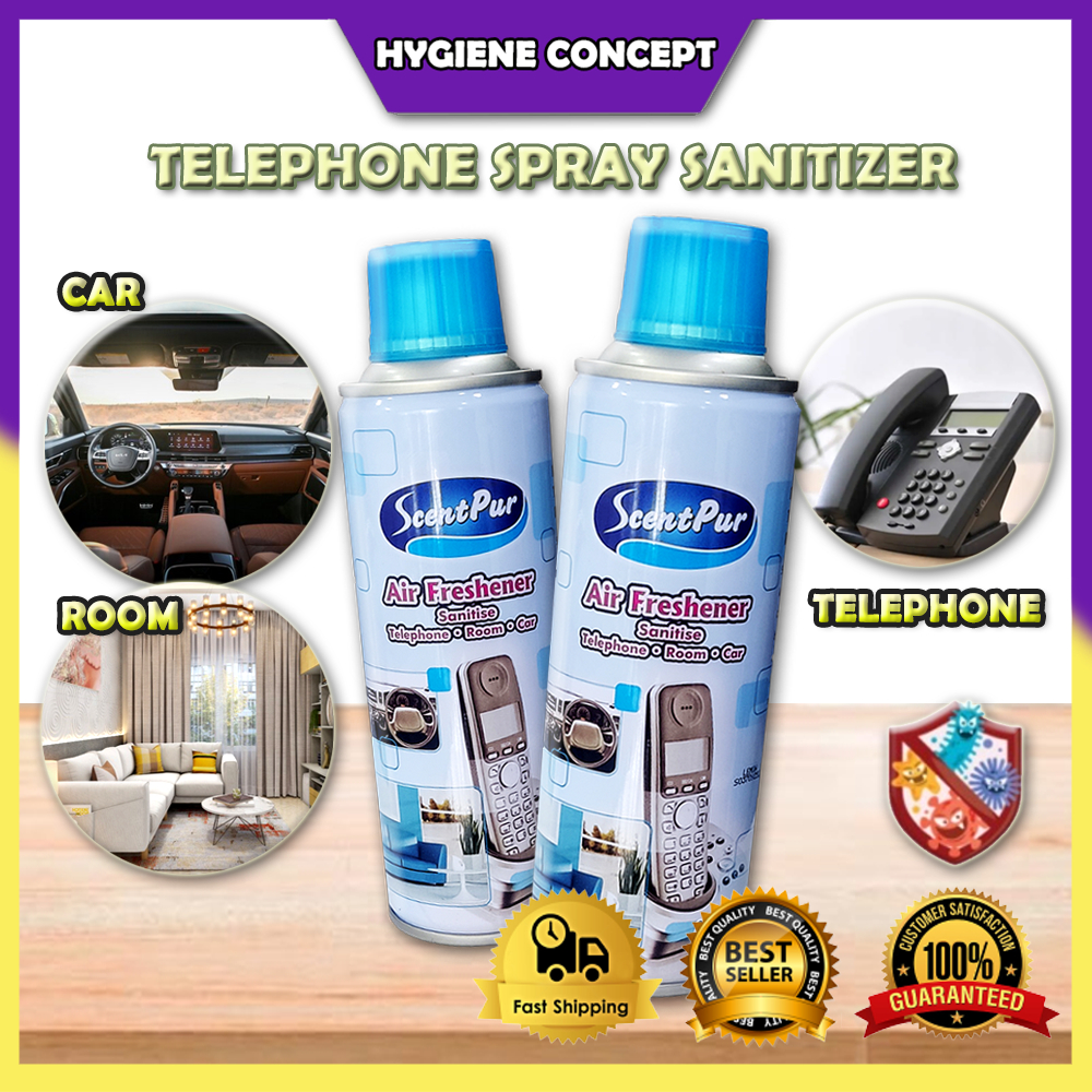250ml Pewangi Telephon Bilik Kereta / Air Freshener Sanitise for ...