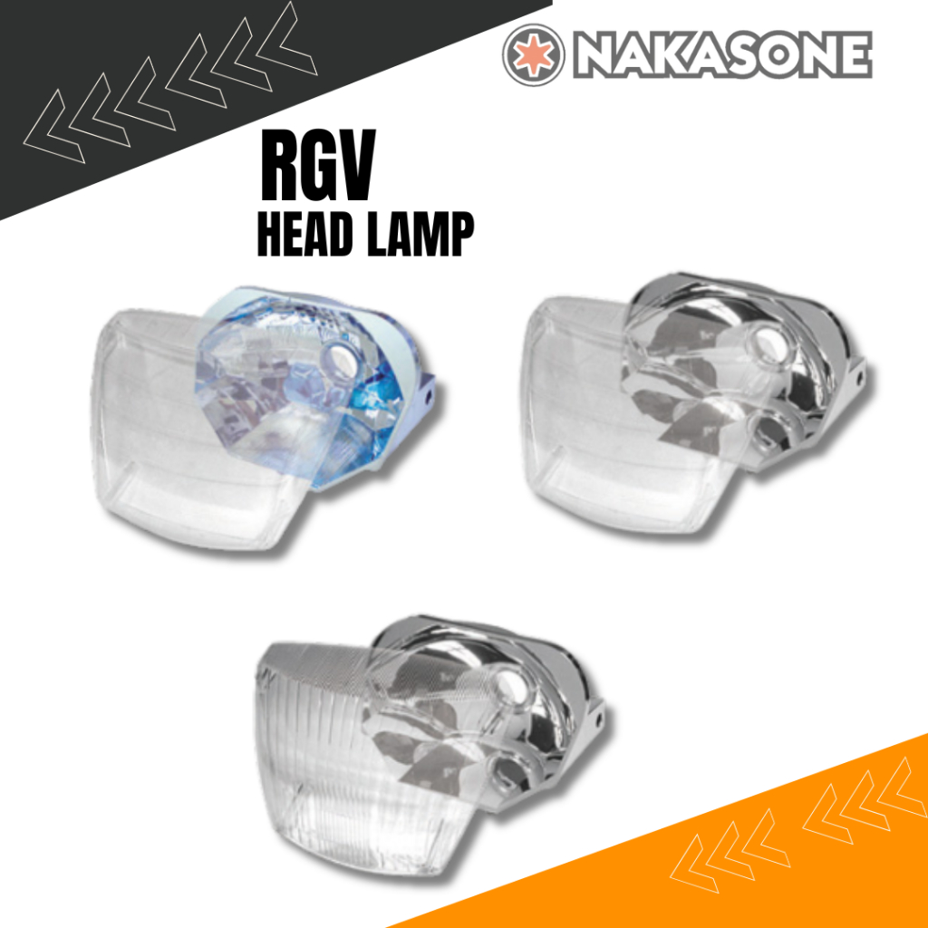 SUZUKI RGV HEAD LAMP [STANDARD] [DIAMOND BLUE] [DIAMOND CHROME] LAMPU ...