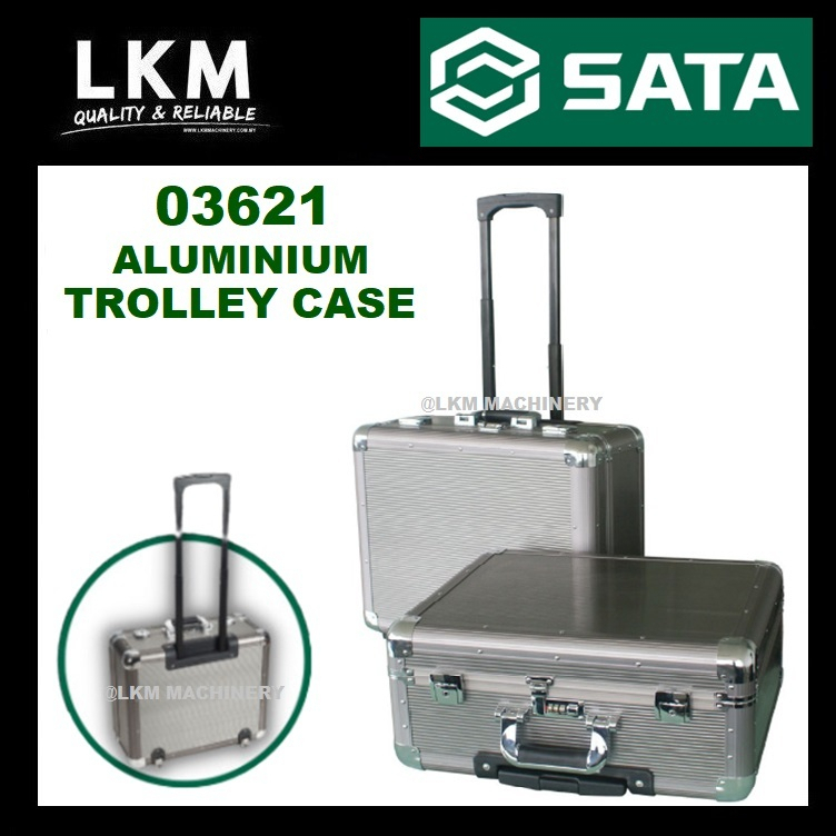 SATA Aluminum Trolley Case 20" / Heavy Duty Aluminum Trolley Tool Box ...