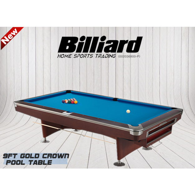 9ft Gold Crown American Pool Table | Shopee Malaysia