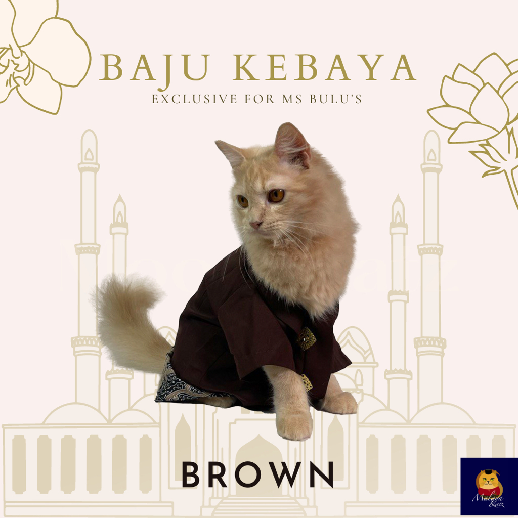 [Ready Stock Raya 2025] Baju Raya Baju Kebaya Kucing + Kain Batik ...