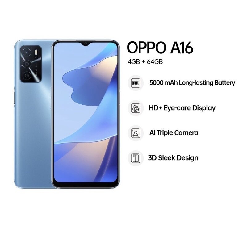 Oppo A16 4GB+64GB [READY STOCK] (1 Years Warranty By OPPO Malaysia ...