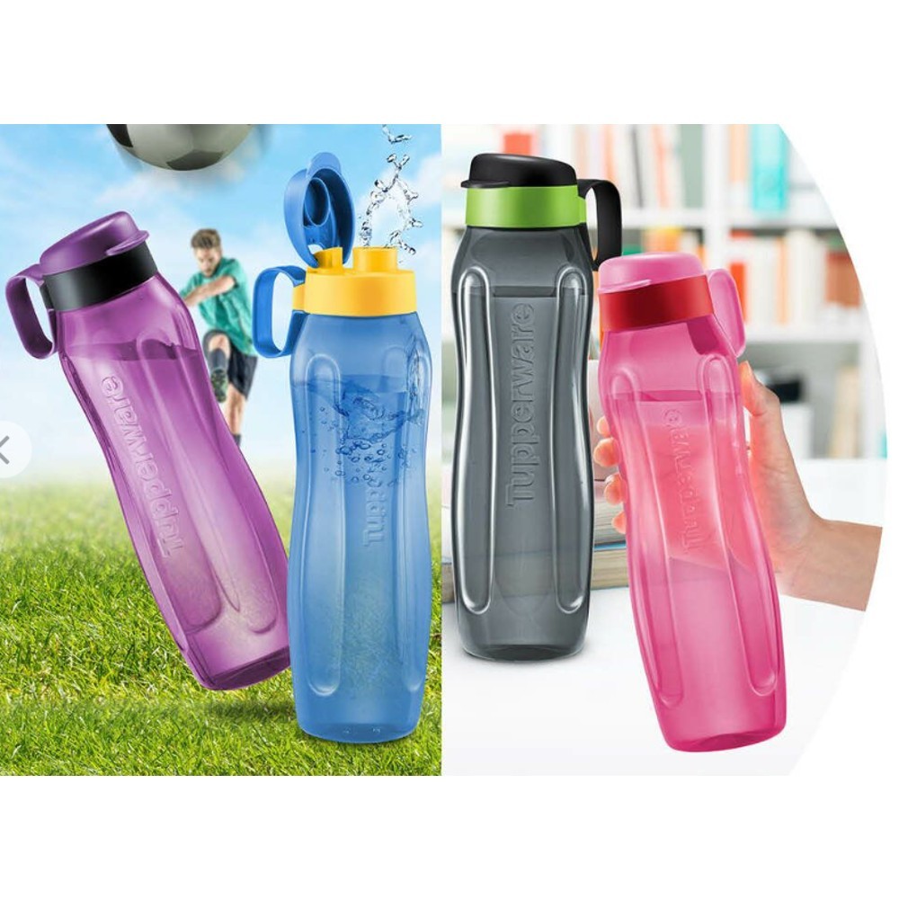 Tupperware Slim Eco Bottle 1L with Handle - 1pc Choose Color | Shopee ...