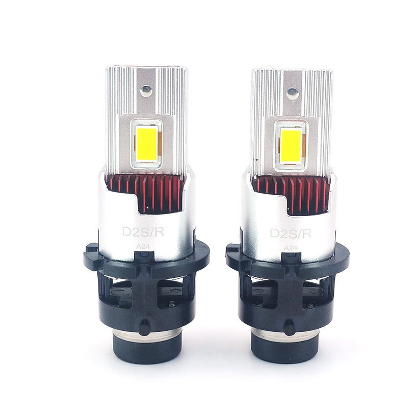 2pcs Ultra Bright Canbus D2S D4S LED Headlight HID 1:1 Xenon To LED ...