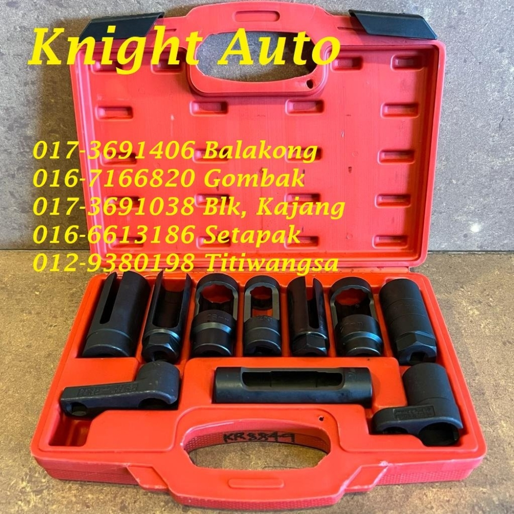 10pcs Sensor Socket Set Oxygen Sensor Socket Set Sensor Oil Pressure ...