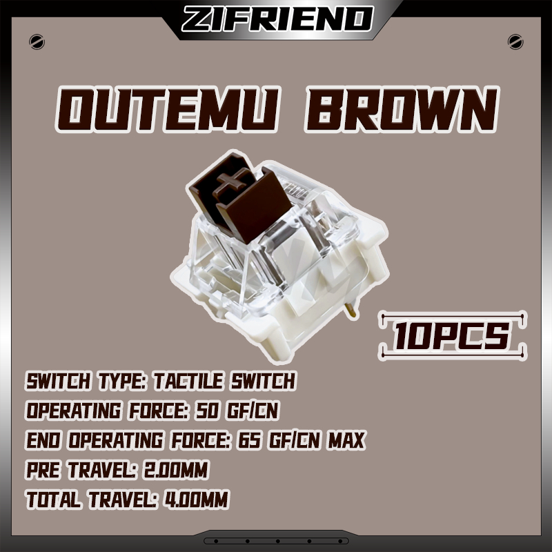 Outemu Switch Mechanical Keyboard DIY Brown 3 pin 10 pcs | Shopee Malaysia