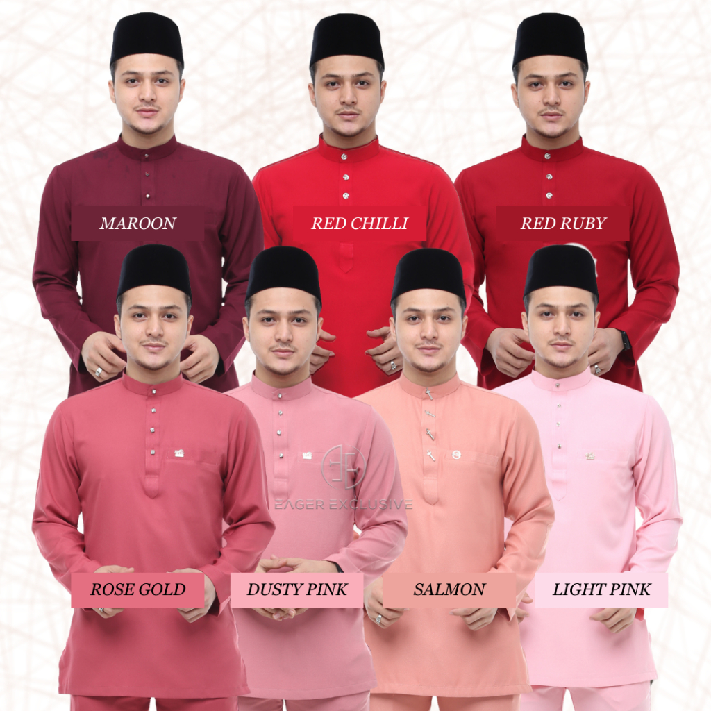 Baju Melayu Slimfit Como Moden/Baju Melayu Raya Nikah dan Tunang ...