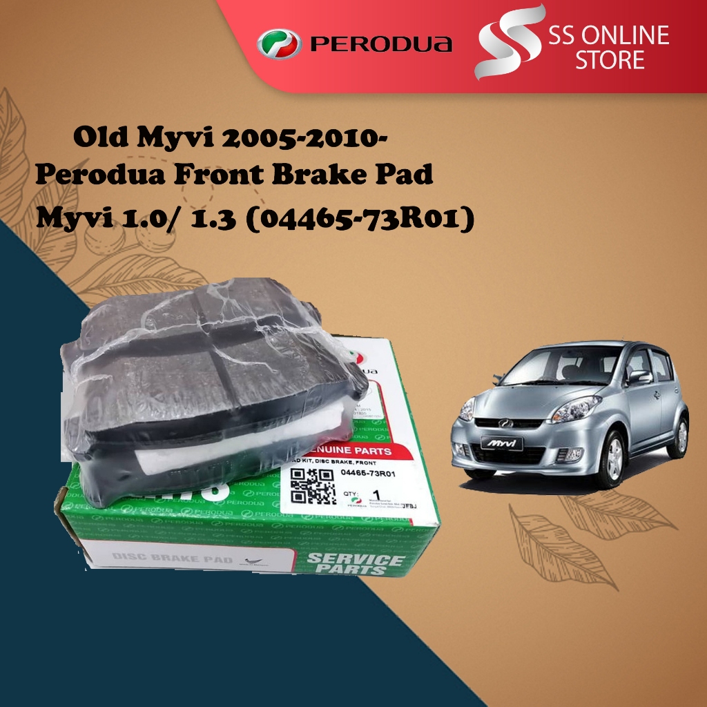 PERODUA Brake Pad Old Myvi 2005 2010 Front Brake Pads Myvi 1.0/1.3 Disc ...