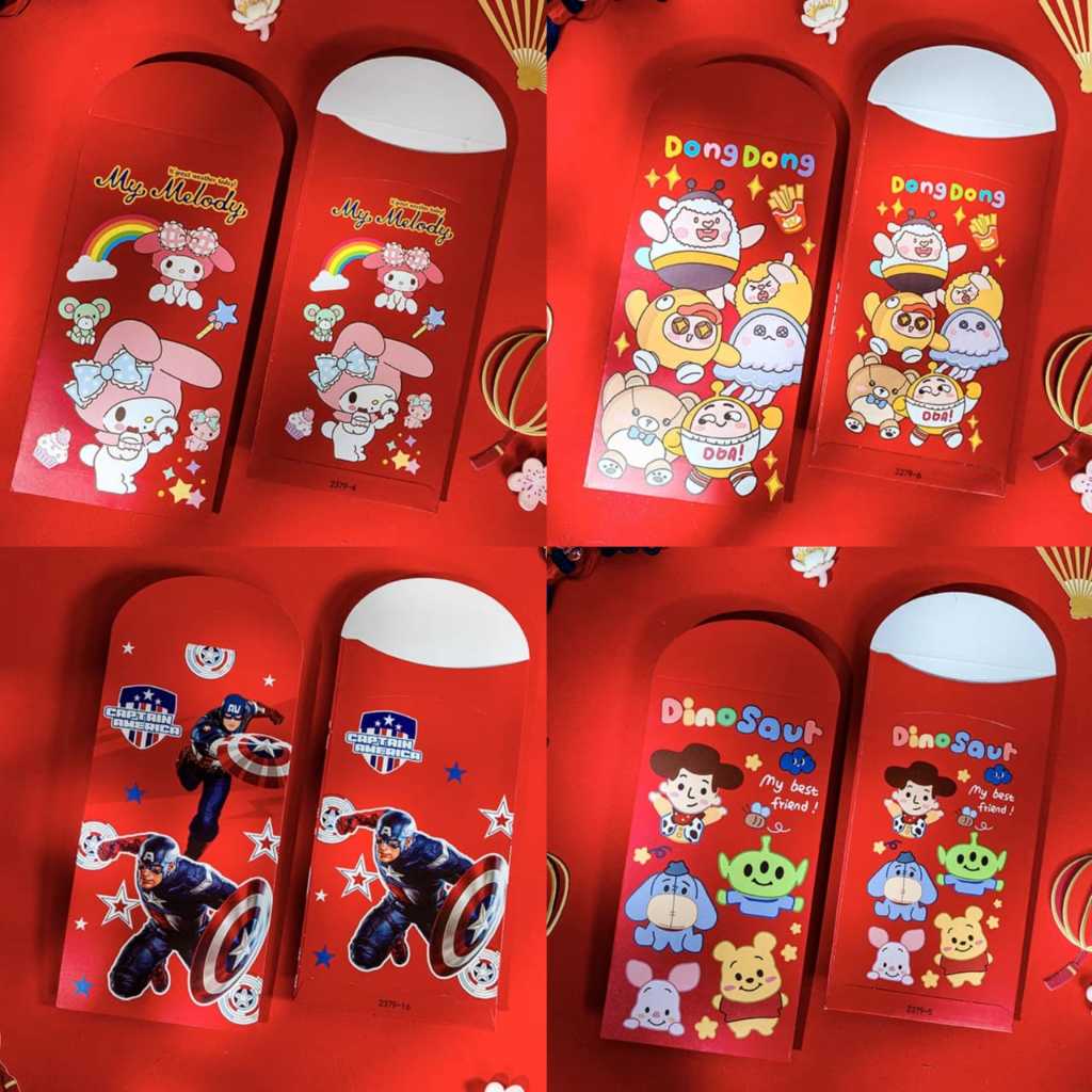 Cartoon Sampul Duit Raya (10pcs/pack) | Shopee Malaysia