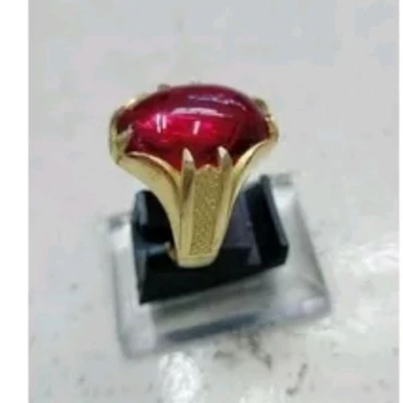 cincin batu delima asli | Shopee Malaysia
