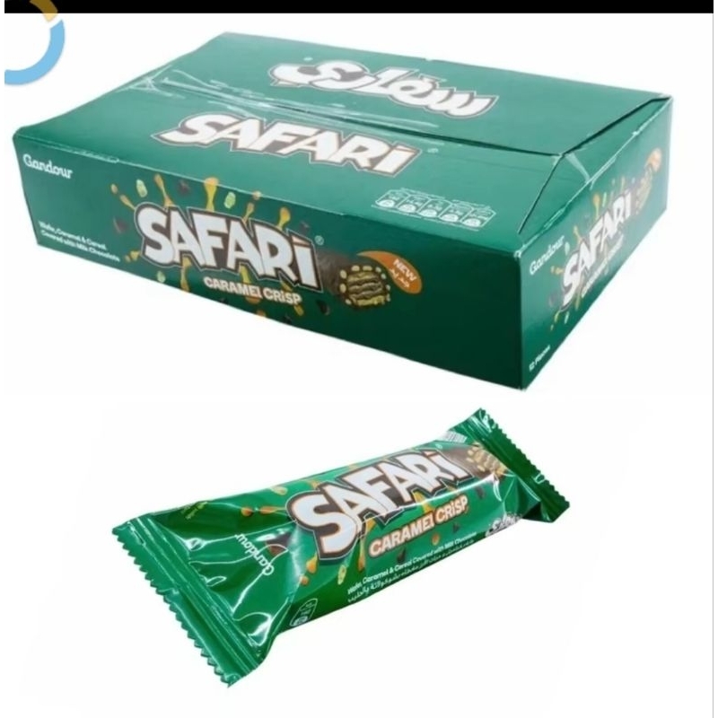SAFARI CARAMEL CRISPY CHOCOLATE 32g - PACK OF 12PCS | Shopee Malaysia