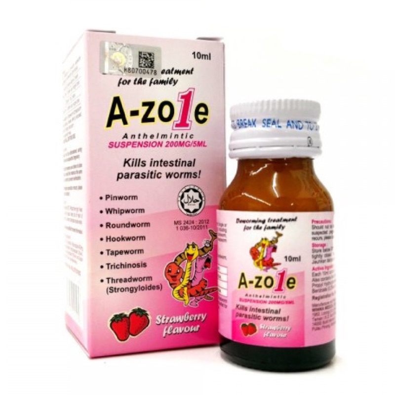 A-ZOLE 10ML SUSPENSION (STRAWBERRY) | Shopee Malaysia