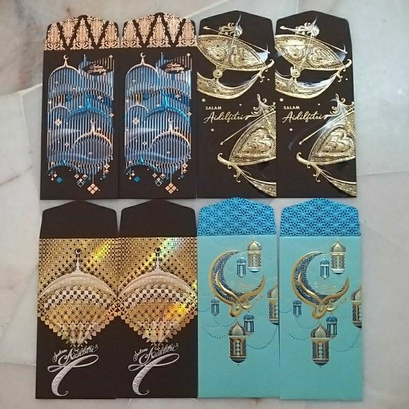 5pcs 3D Embossed Printing / Sampul Duit Raya Premium 2024 / Angpau ...
