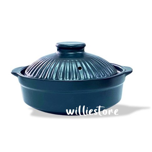 MICASA 6.5" (450ml) ALL BLACK COLOR EARTERN CLAY POT / Periuk Tanah ...