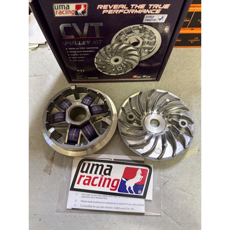 UMA RACING 💯 ORIGINAL HONDA VARIO150 VARIO125 RACING PULLEY SET WITH ...