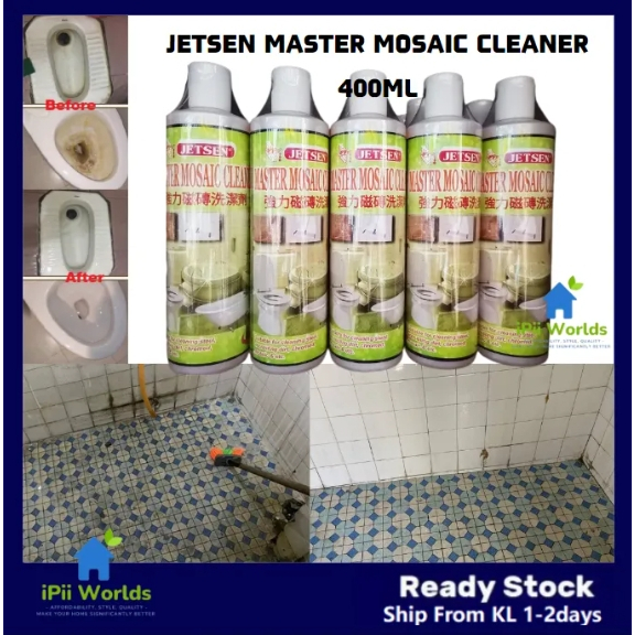 iPii JETSEN 400ml Master Mosaic Cleaner Heavy Duty Pencuci Tandas ...