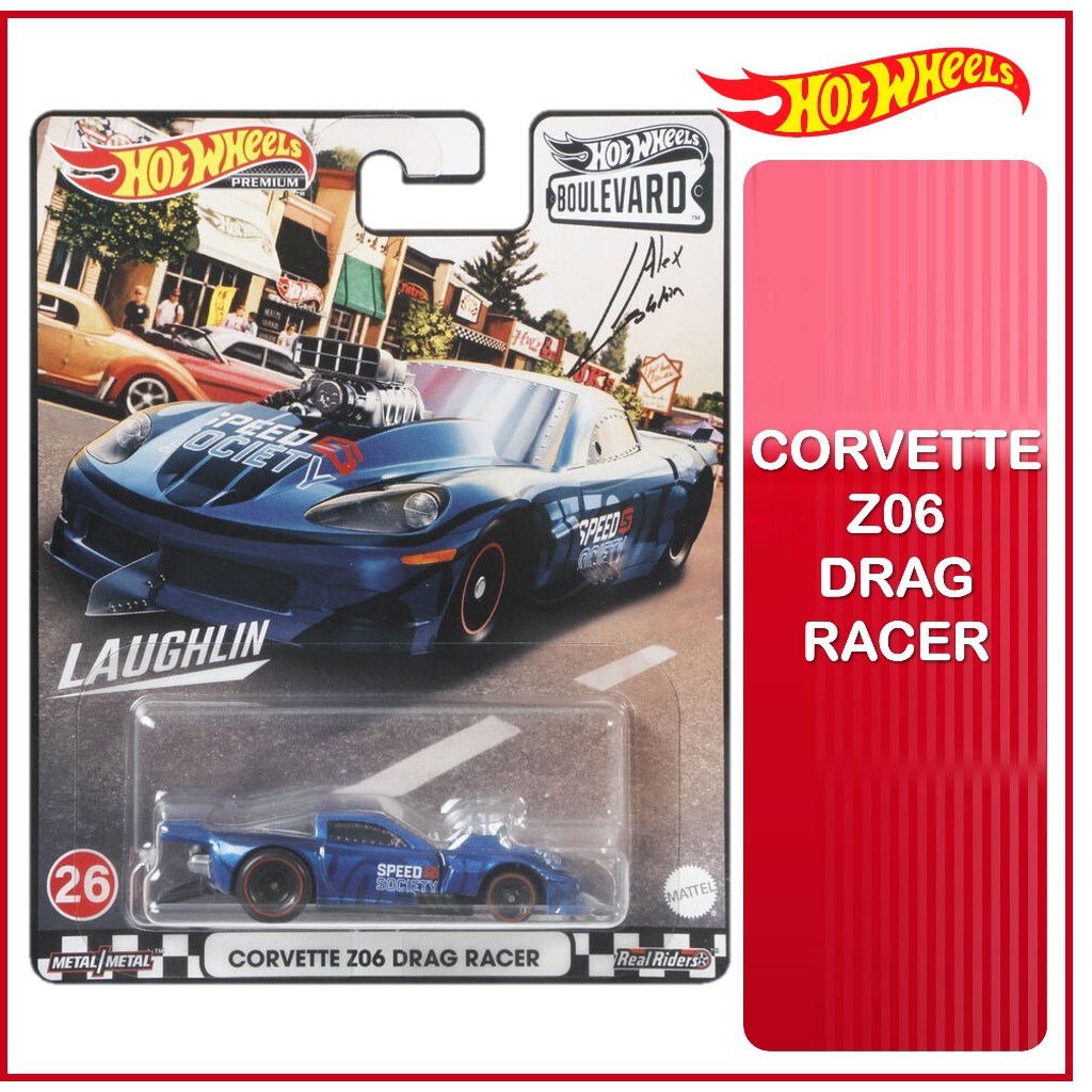 Hot Wheels Corvette Z06 Drag Racer Boulevard Collection Diecast Model Car | Shopee Malaysia