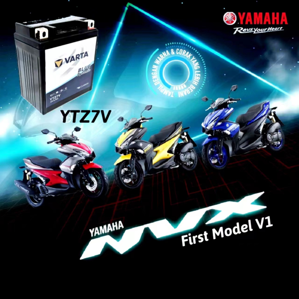 YTZ7V BATTERY GEL MADE IN JAPAN NVX V1/ NMAX V1 Original size YUASA ...