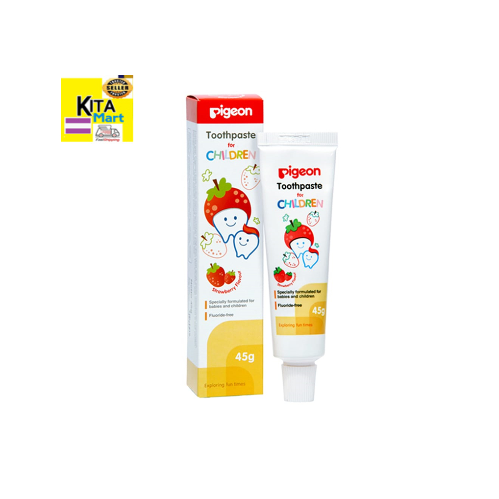 PIGEON Toothpaste for Children 45g (Strawberry flavour) | Shopee Malaysia