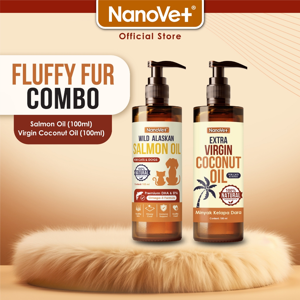 Nanovet Fluffy Fur Combo for Cat and Dog | Shopee Malaysia