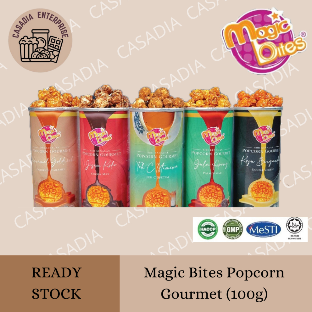 [HALAL] Magic Bites Double Coated Gourmet Popcorn 100g (Assorted ...