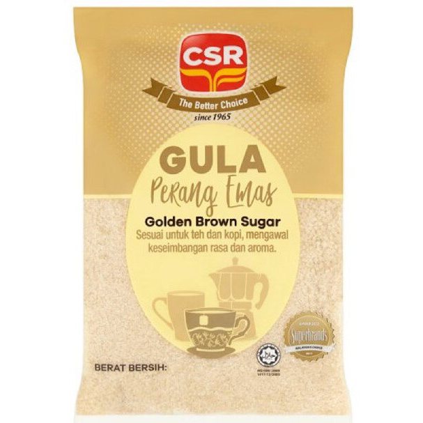 CSR Gula Perang Emas Golden Brown Sugar 1KG Pack | Shopee Malaysia