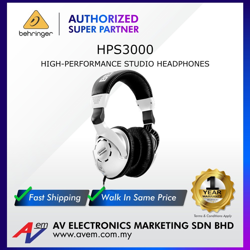 BEHRINGER HPS3000 Studio Headphones | Shopee Malaysia