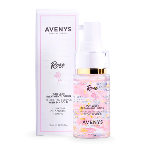 (Mini Size) Avenys Rose Poreless Treatment Lotion Brightening Essence ...